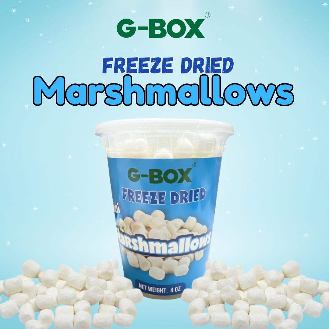 G-BOX Freeze Dried Marshmallows, Mini Marshmallows, Fat-free Christmas ...