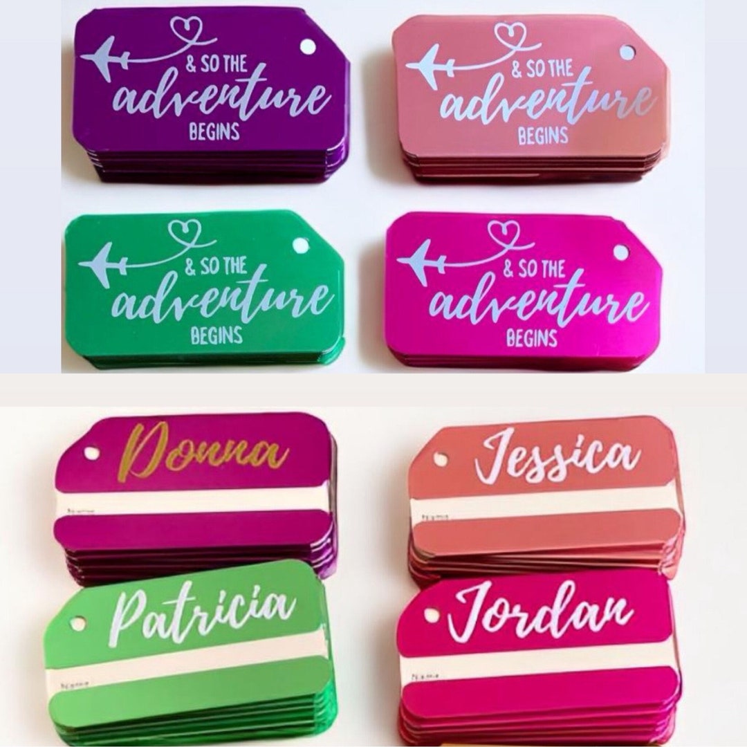 Personalized Luggage Tags - Wedding Favors - Destination Wedding ...