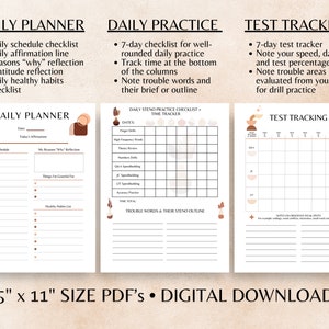 Court Reporting Student Planner | Steno Student Speed Tracker ...