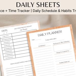 Court Reporting Student Planner | Steno Student Speed Tracker ...