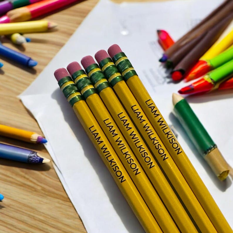 Personalized Engraved Pencil Set - Personalized Pencils - Pencils for ...