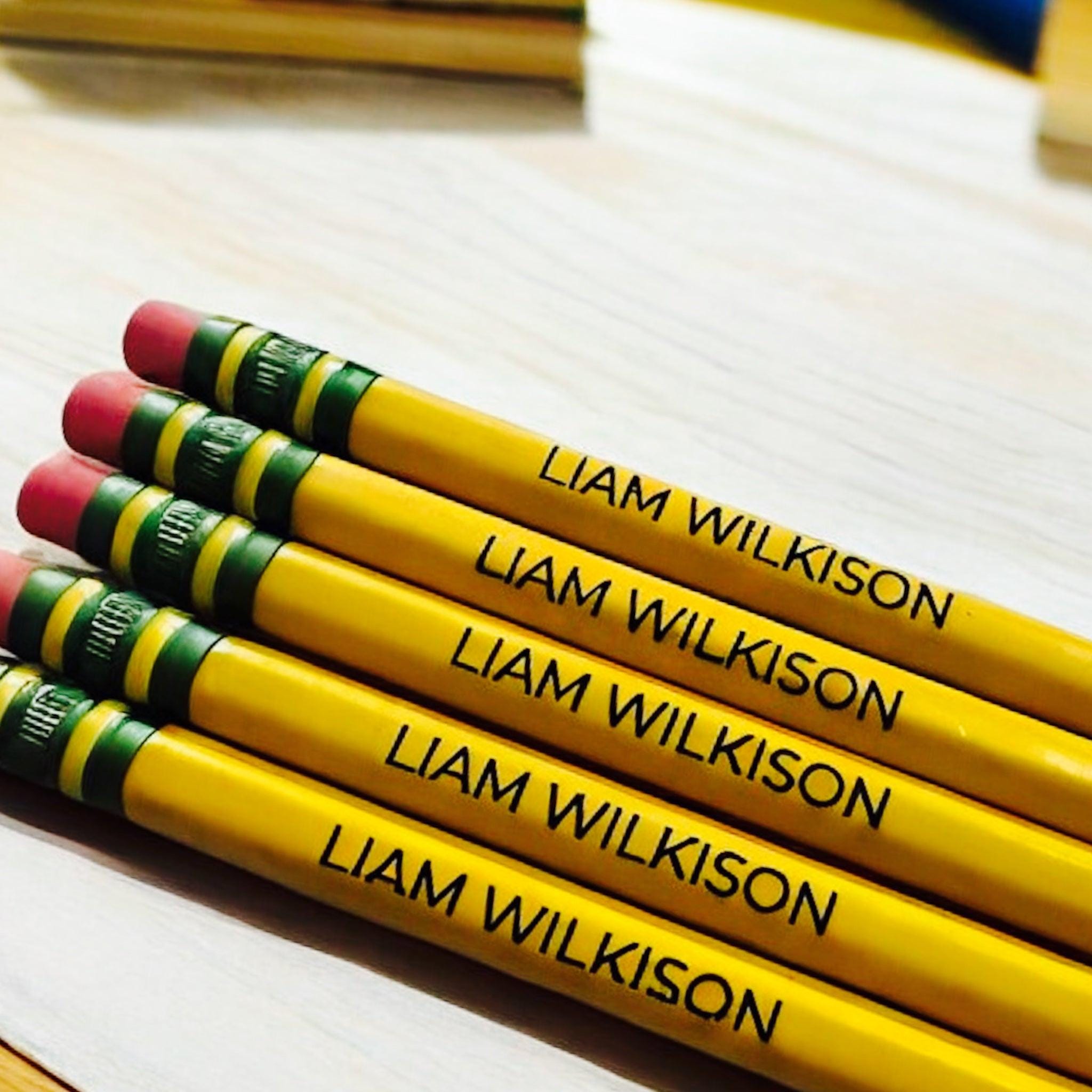 Personalized Engraved Pencil Set - Personalized Pencils - Pencils for ...