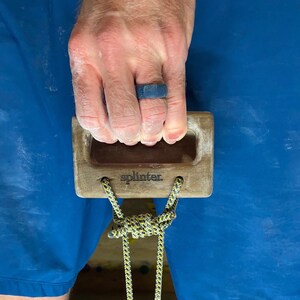 Ultra Portable Climbing Hangboard - Two Edges - Etsy