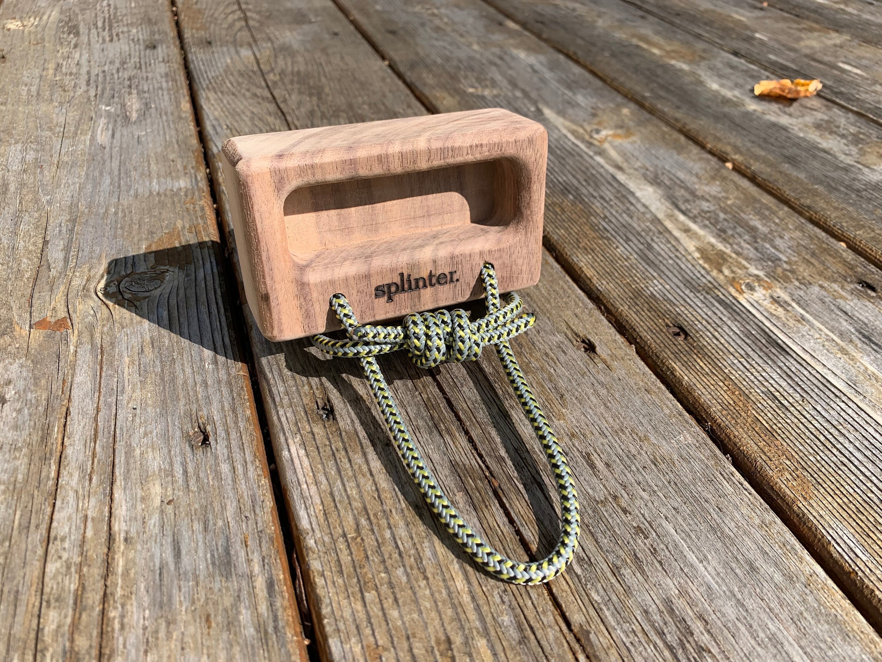 Ultra Portable Climbing Hangboard - Two Edges - Etsy