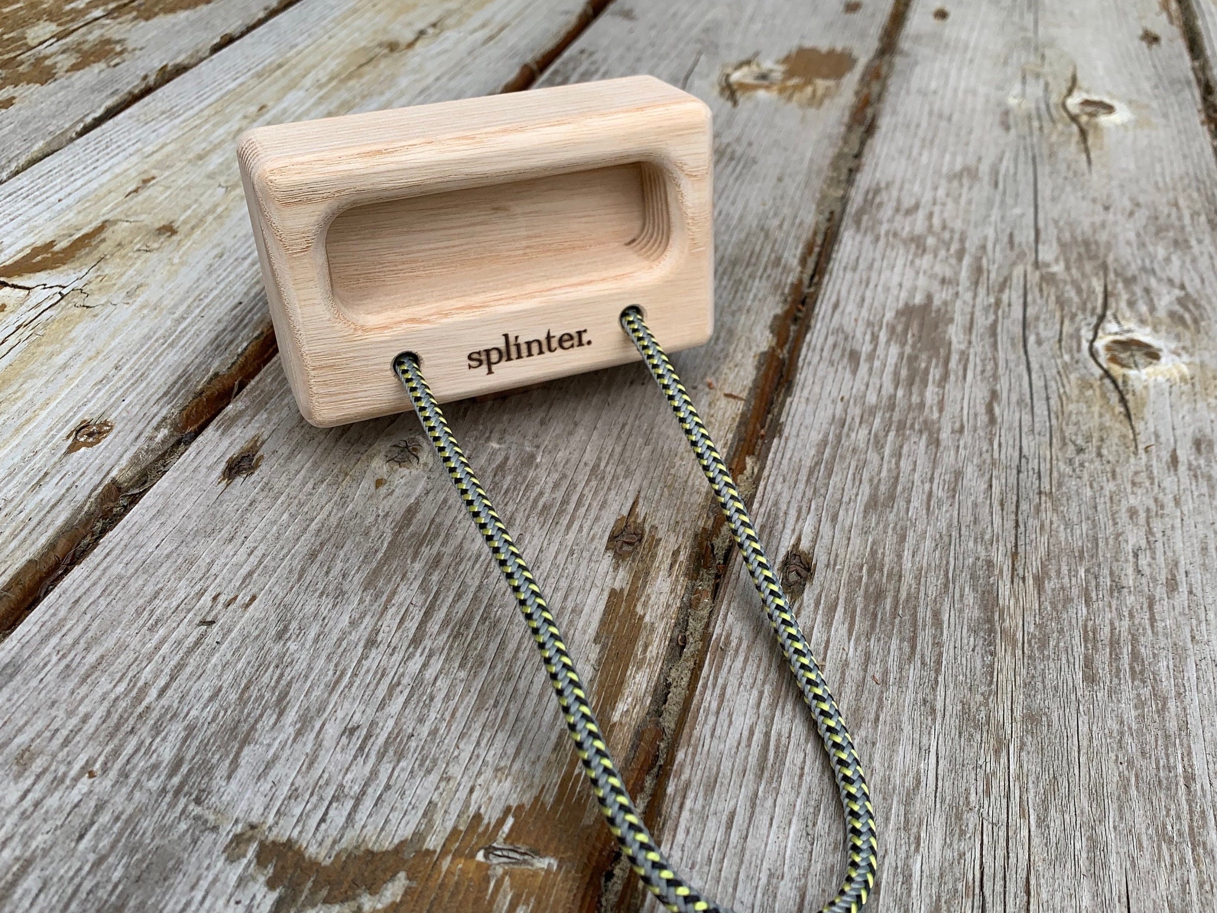Ultra Portable Climbing Hangboard - Two Edges - Etsy