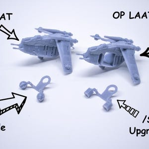 LAAT Gunship & Upgrades (x-wing Compatible) Low Altitude Assault ...