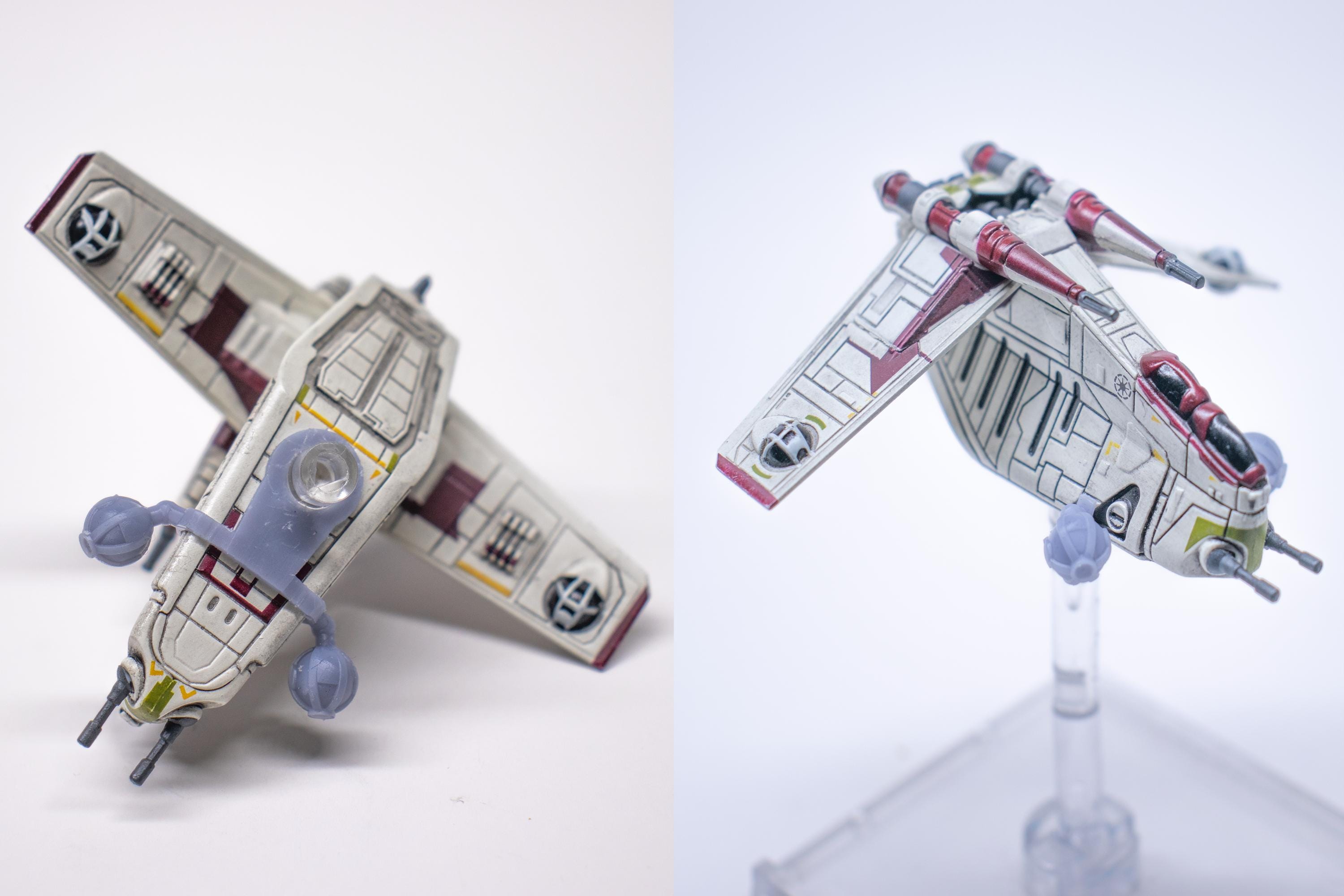 LAAT Gunship & Upgrades (x-wing Compatible) Low Altitude Assault ...