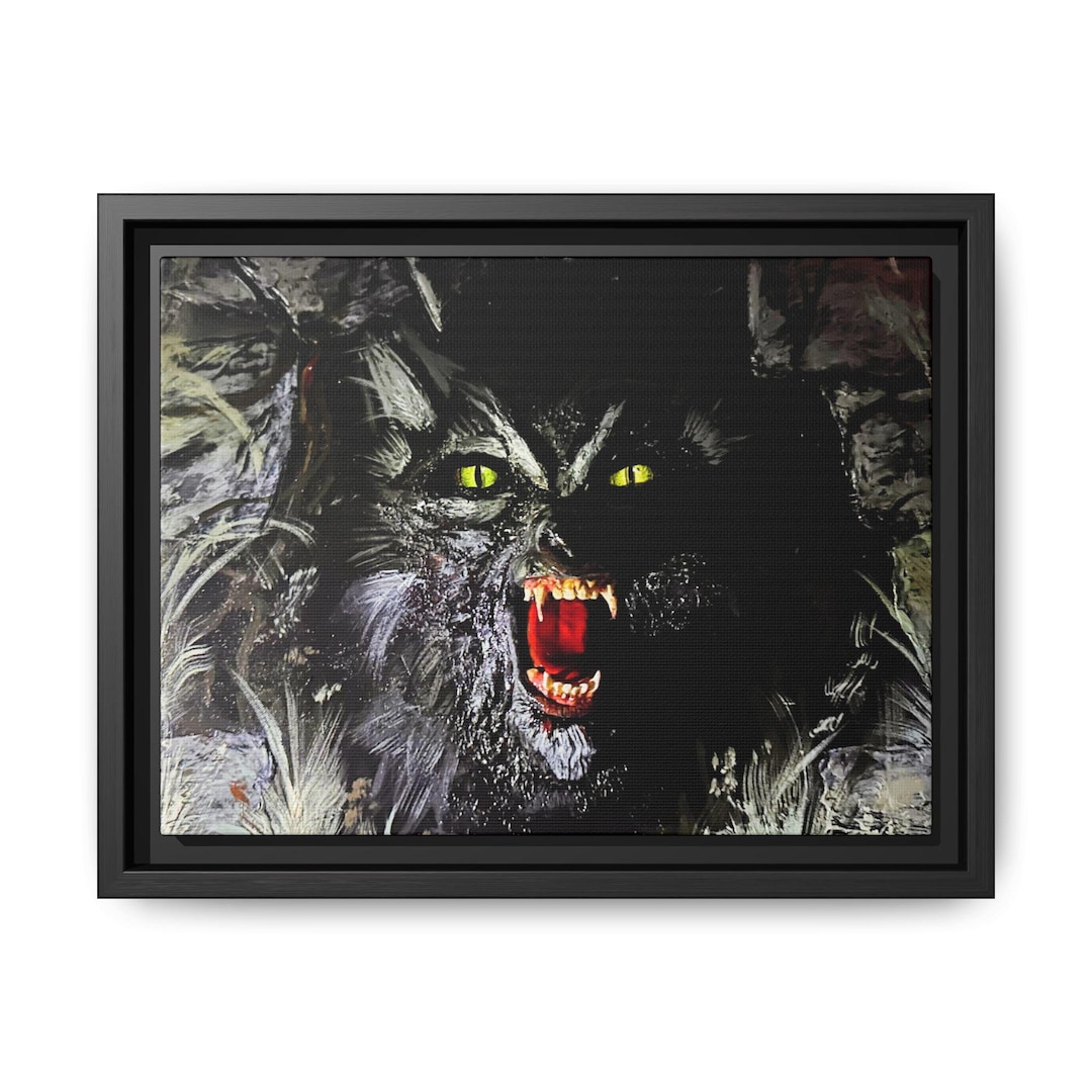 Gmork Fanart | Never Ending Story Canvas | Horror Wall Art - Etsy