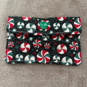 Peppermint Card Holder - Etsy