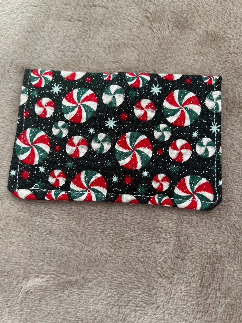 Peppermint Card Holder - Etsy