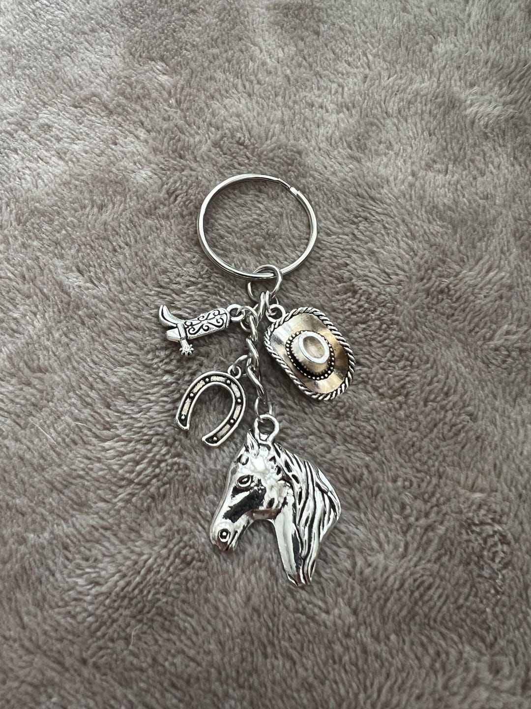 Western Charm Keychain - Etsy