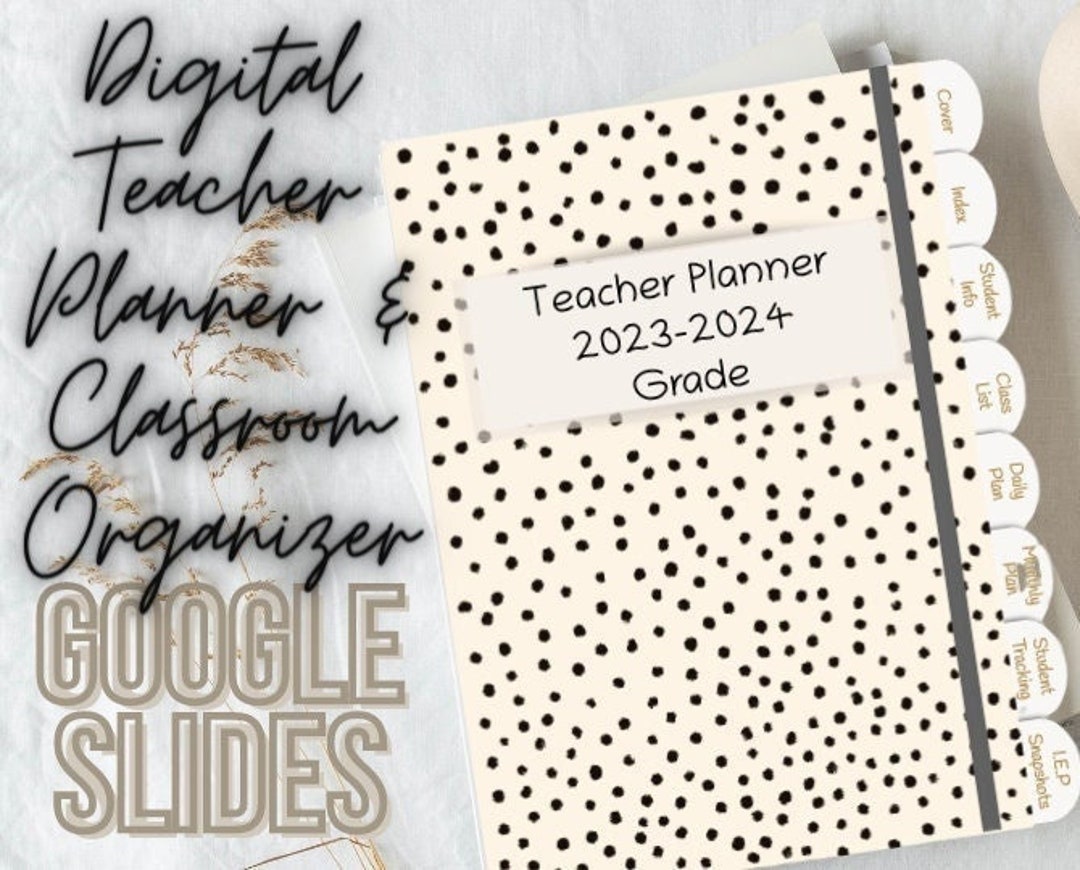 GOOGLE SLIDES TEACHER - Editable, Interactive, Digital, Teacher Planner ...