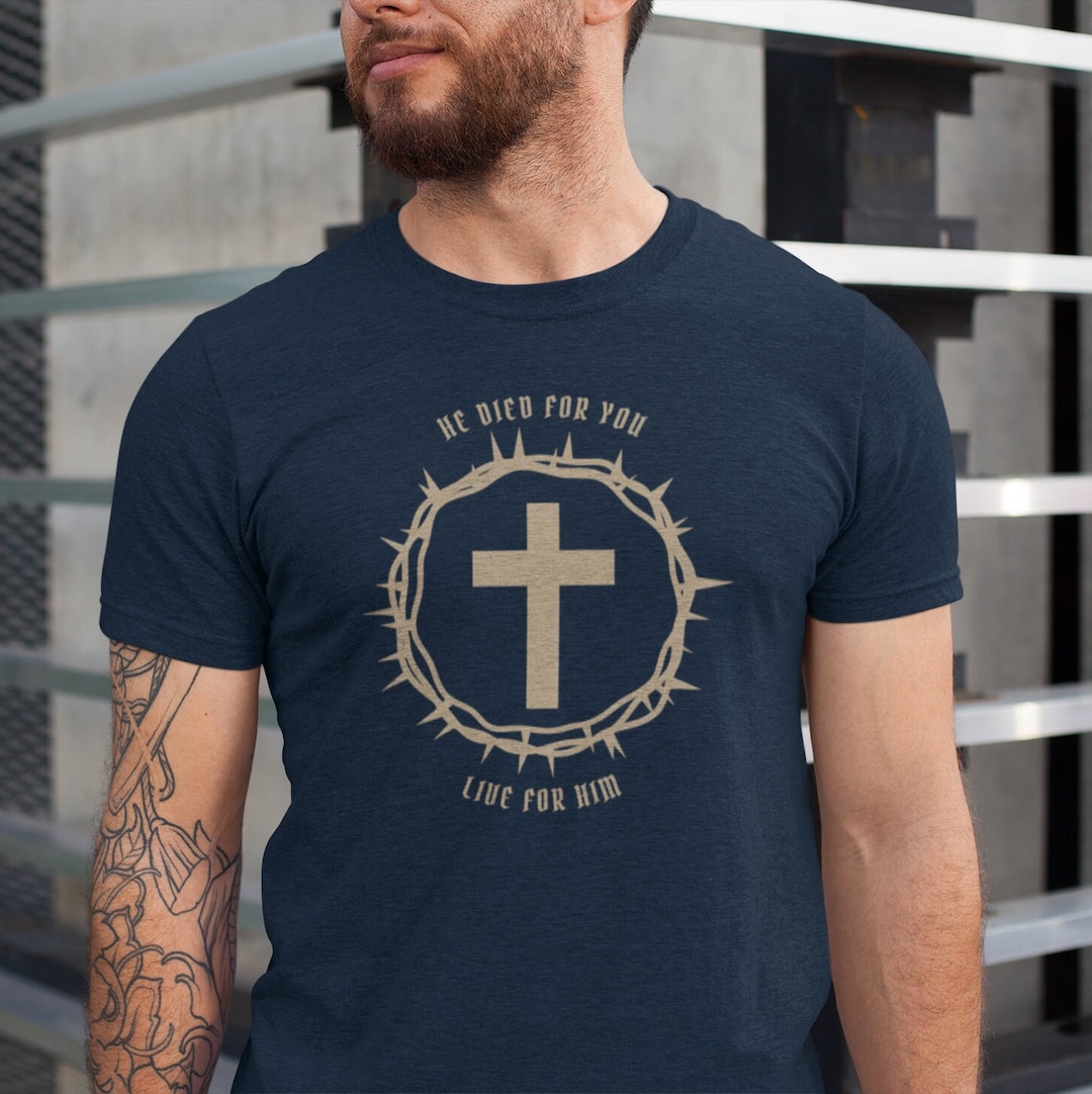 Christian Shirt Unisex Faith Tshirt Religious Apparel Jesus Tee Bible ...