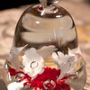 Bell Shaped Paperweight With White Trumpet Flowers - Etsy