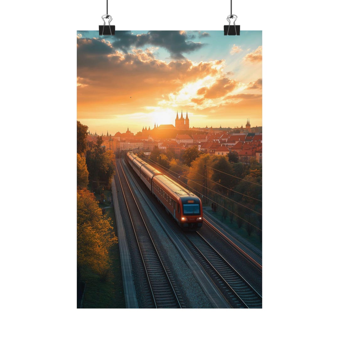 Krakow Historic Railway Near Wawel Castle | Museum-quality Polish Train ...