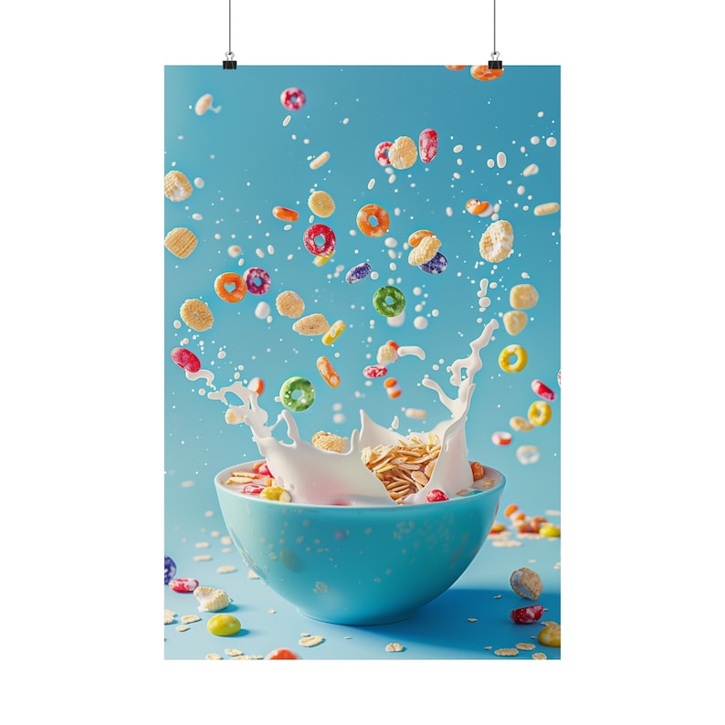 Infuse Your Mornings With Cheer Colorful Cereal Bowl Elevate Breakfast ...