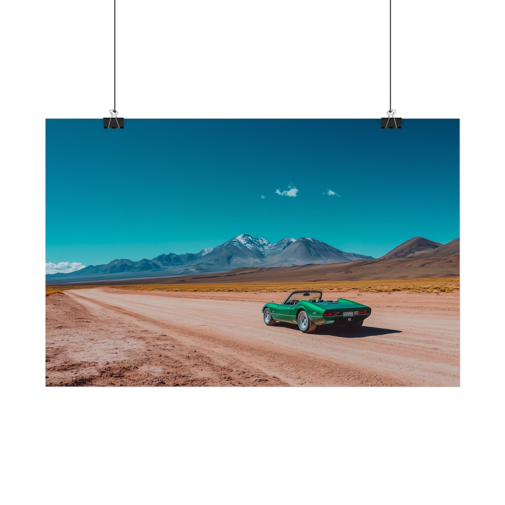 Explore Atacama Desert Chile Poster, South America Wall Decor, Rolled ...
