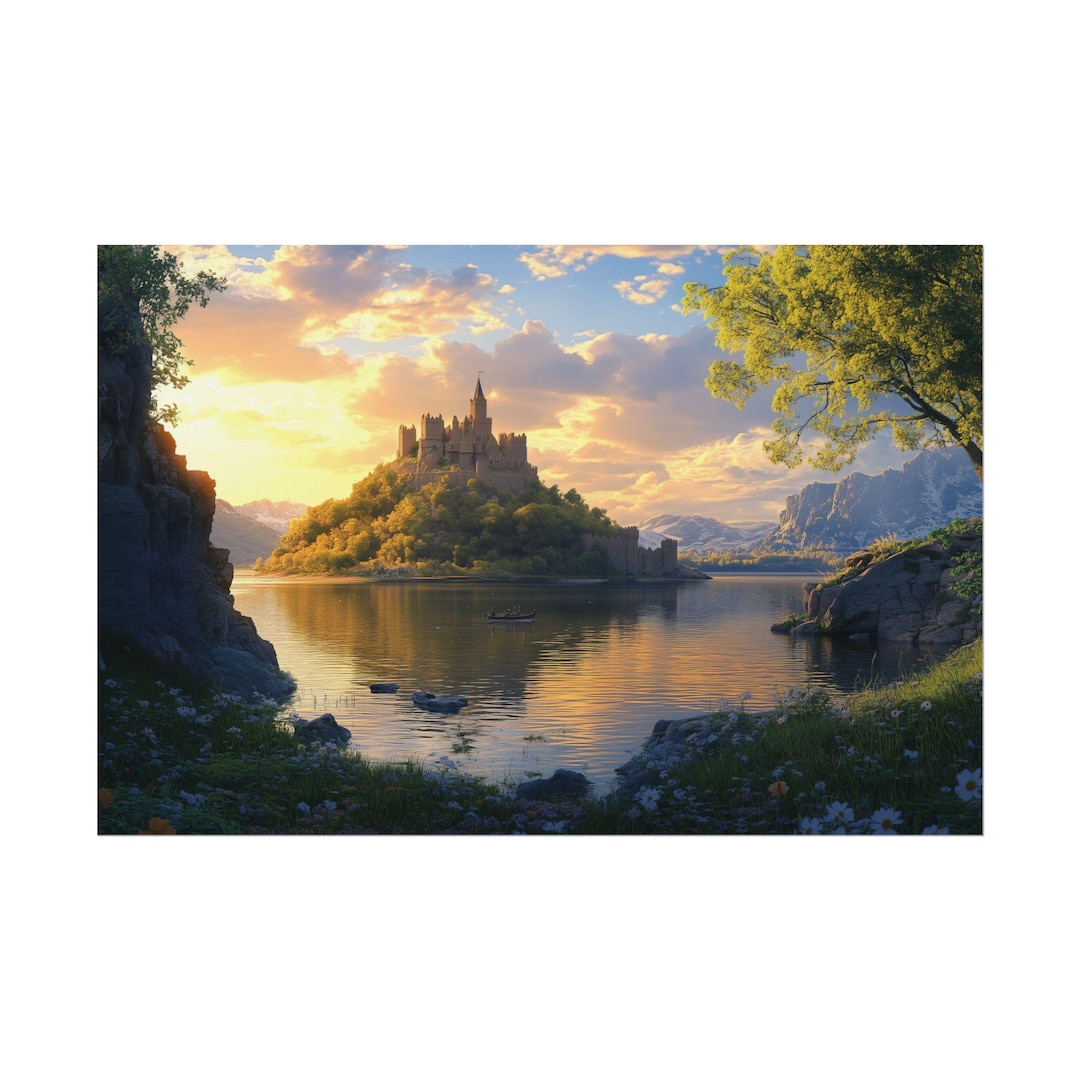 Game of Thrones the Twins Rolled Poster, Riverlands Castle Fantasy Art ...