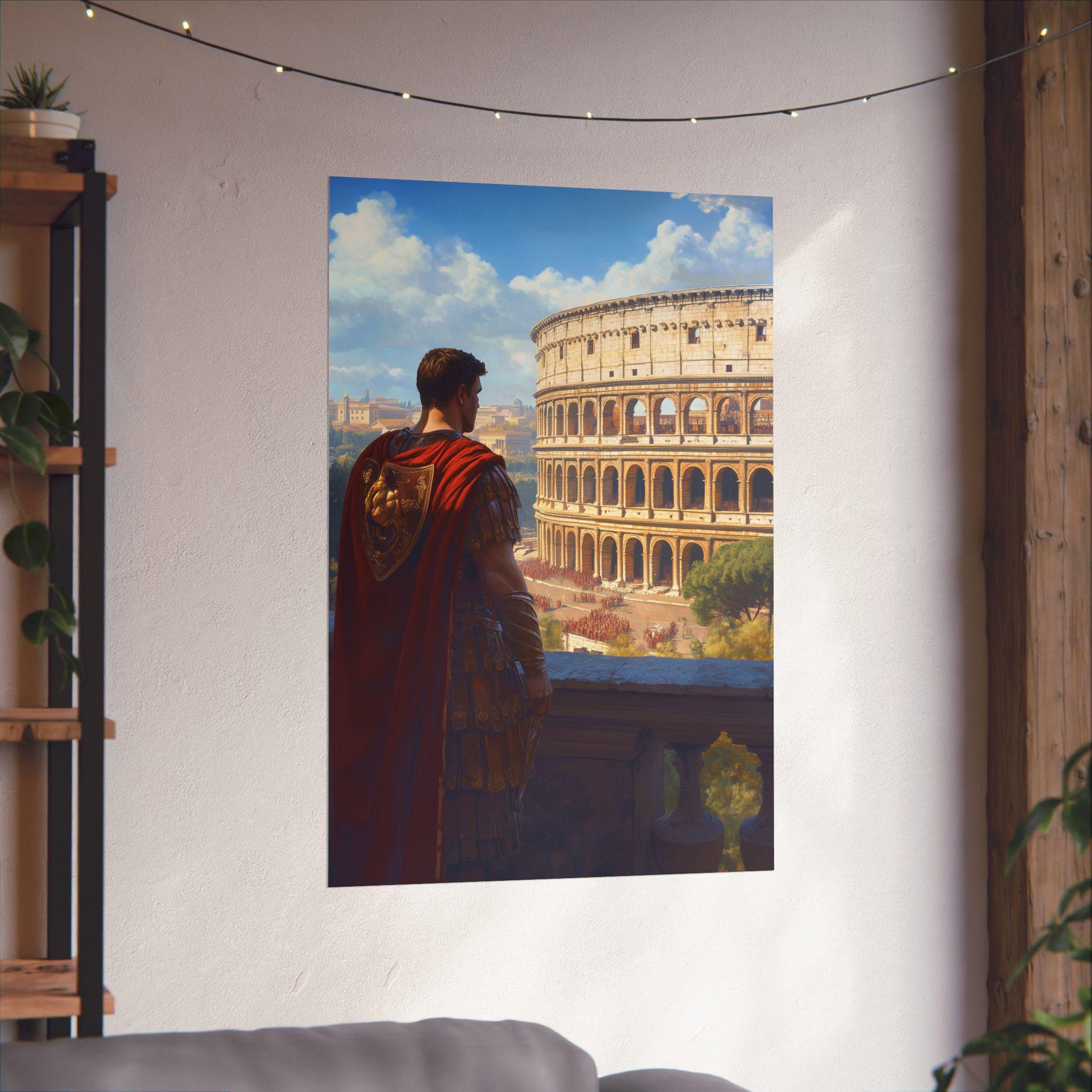 Julius Caesar Rome Colosseum Poster, Ancient Rome Wall Art, Historical ...