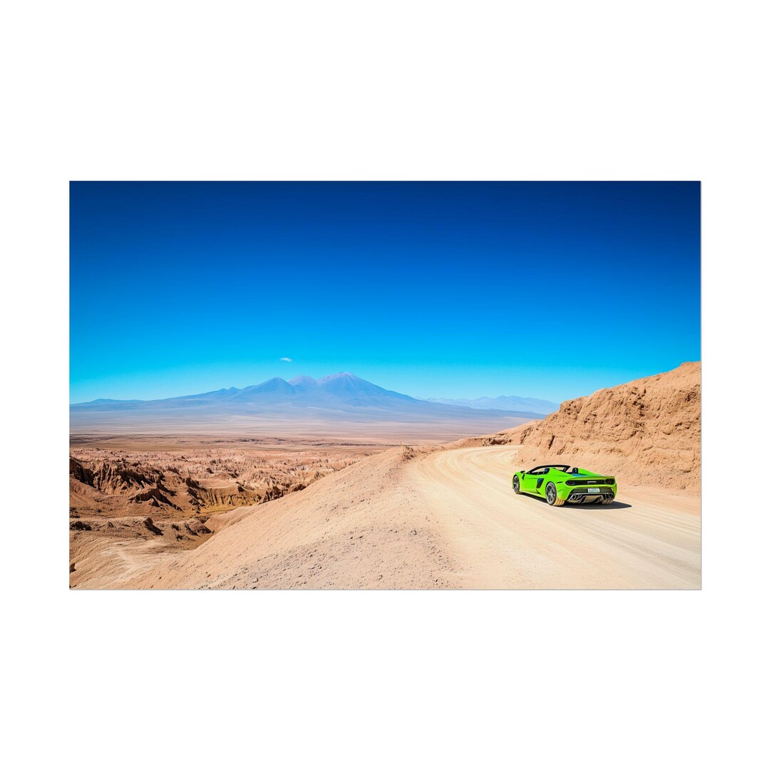 Scenic Atacama Desert Poster, Chile Wall Decor, South America Landscape ...
