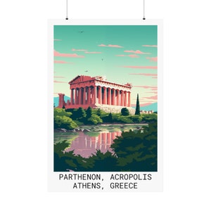 Athenian Majesty: Parthenon Temple Poster - Ancient Grandeur for Your ...
