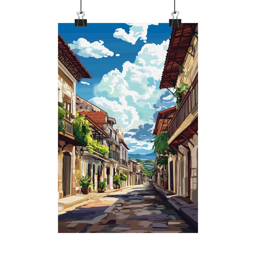 Vigan Philippines City Wall Art, Wonders of the World Print, Vigan City ...