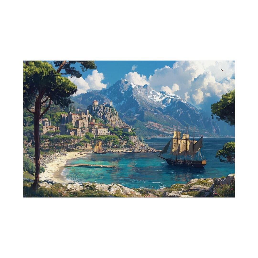 Meereen in Slaver's Bay Game of Thrones Rolled Poster, Song of Ice and ...