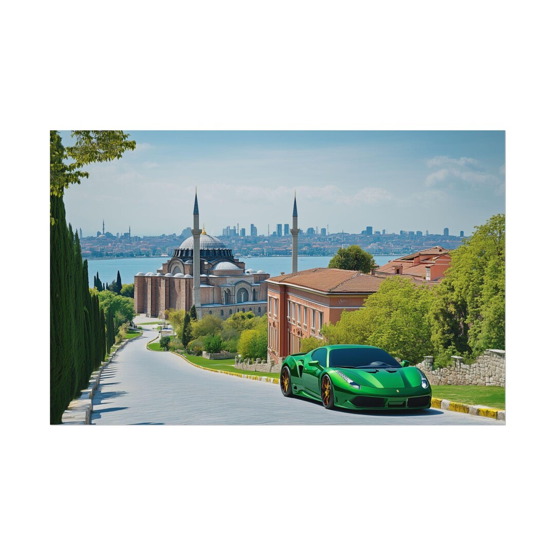 Scenic View of Topkapi Palace Istanbul Turkey Rolled Poster, Vintage ...