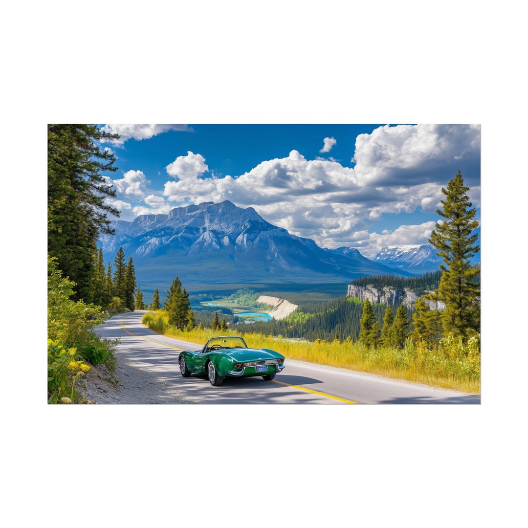 Banff National Park Canada Poster, Scenic View Wall Art, Matte Decor ...