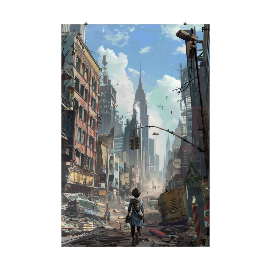 City of Resilience: Fallout Post-apocalyptic NYC Poster Uncover the ...
