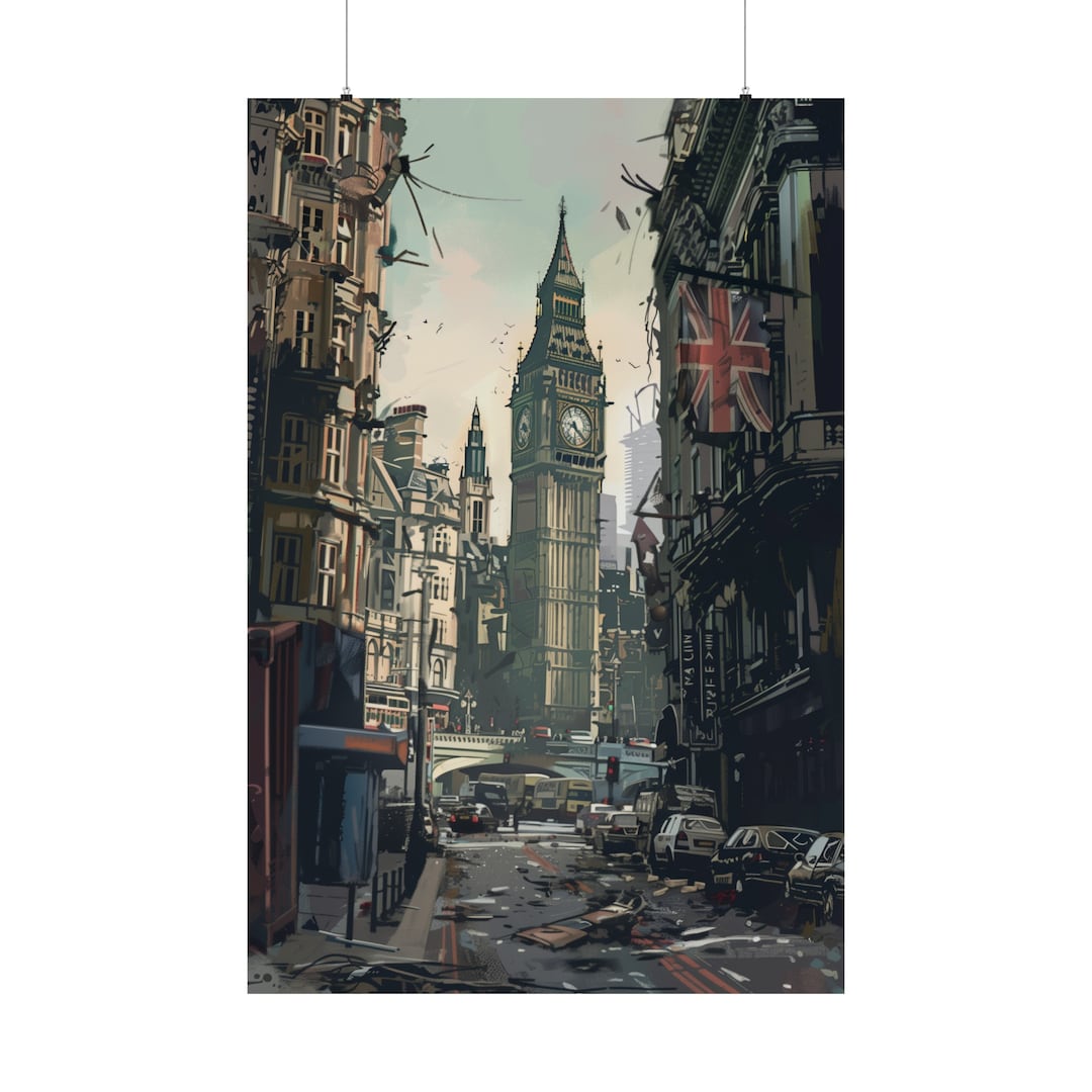 A Britannia Never Forgotten: Fallout Post-apocalyptic London Poster ...