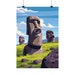 Mystic Moai: Lofi Anime Easter Island Statue Poster Inspire Island ...