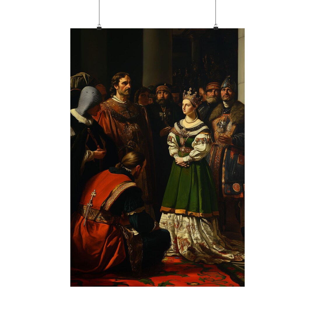 Christopher Columbus Poster, Funding the Voyage Art, Premium Matte ...
