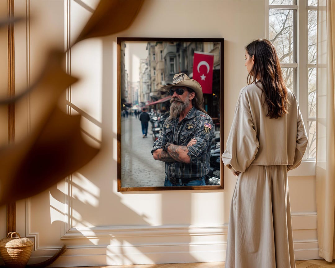 American Redneck Meets Istanbul Wall Art, Redneck Home Decor, Istanbul ...