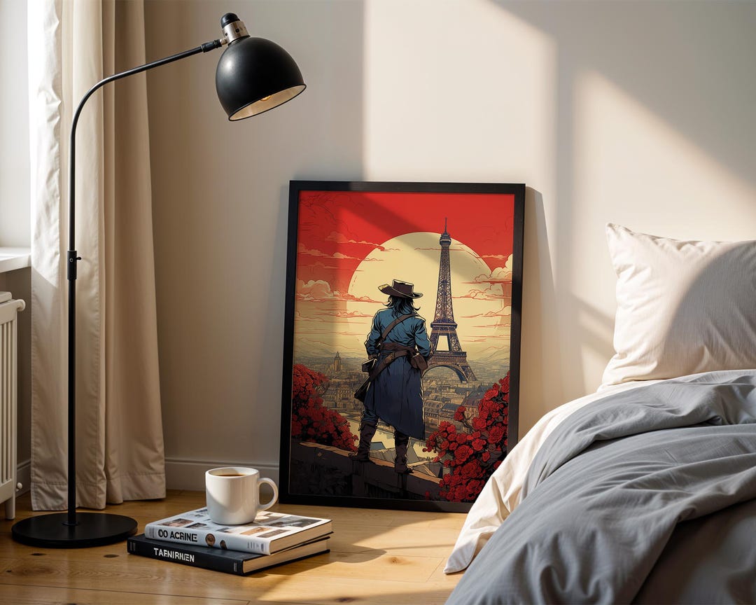 Modern Paris Musketeer | French Historical Fantasy Art | Ukiyo-e ...