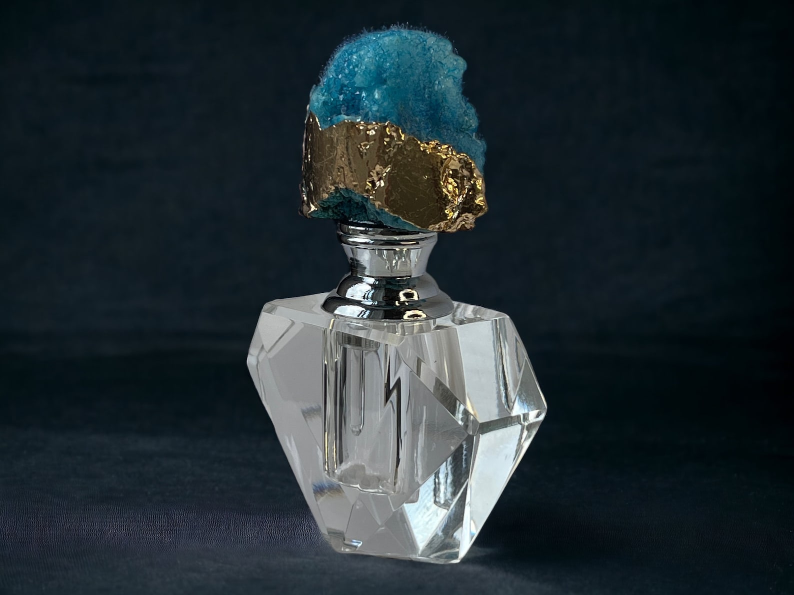 Refillable Crystal Glass Perfume Bottle - Etsy