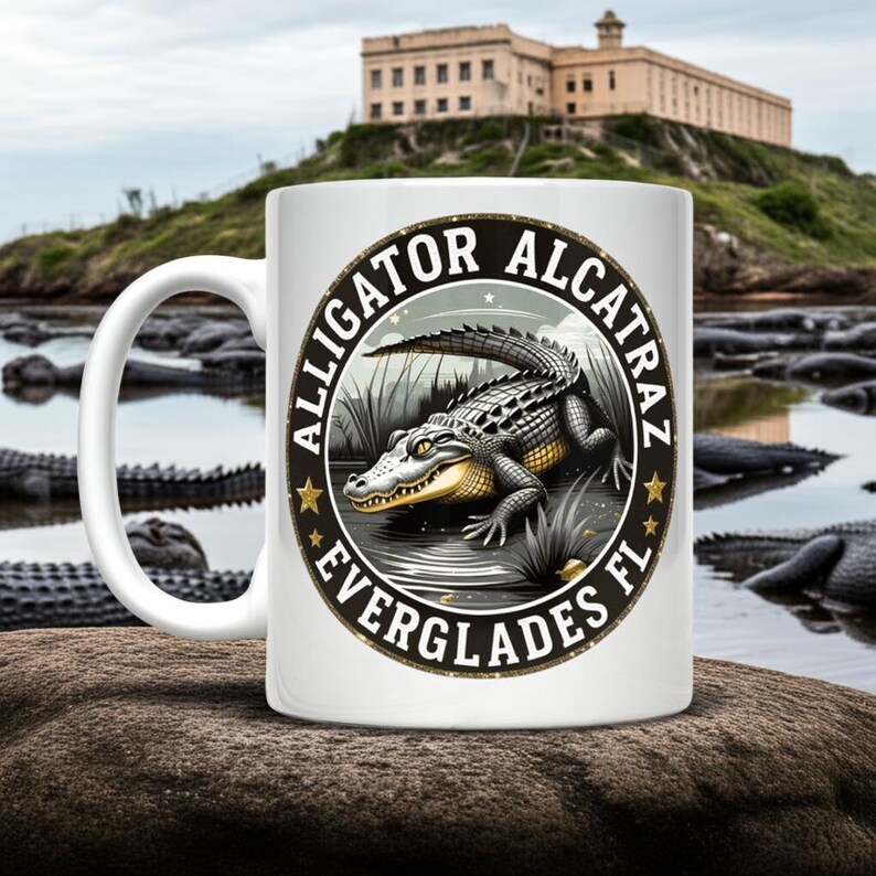 Alligator Alcatraz Seal Mug 2 - Etsy