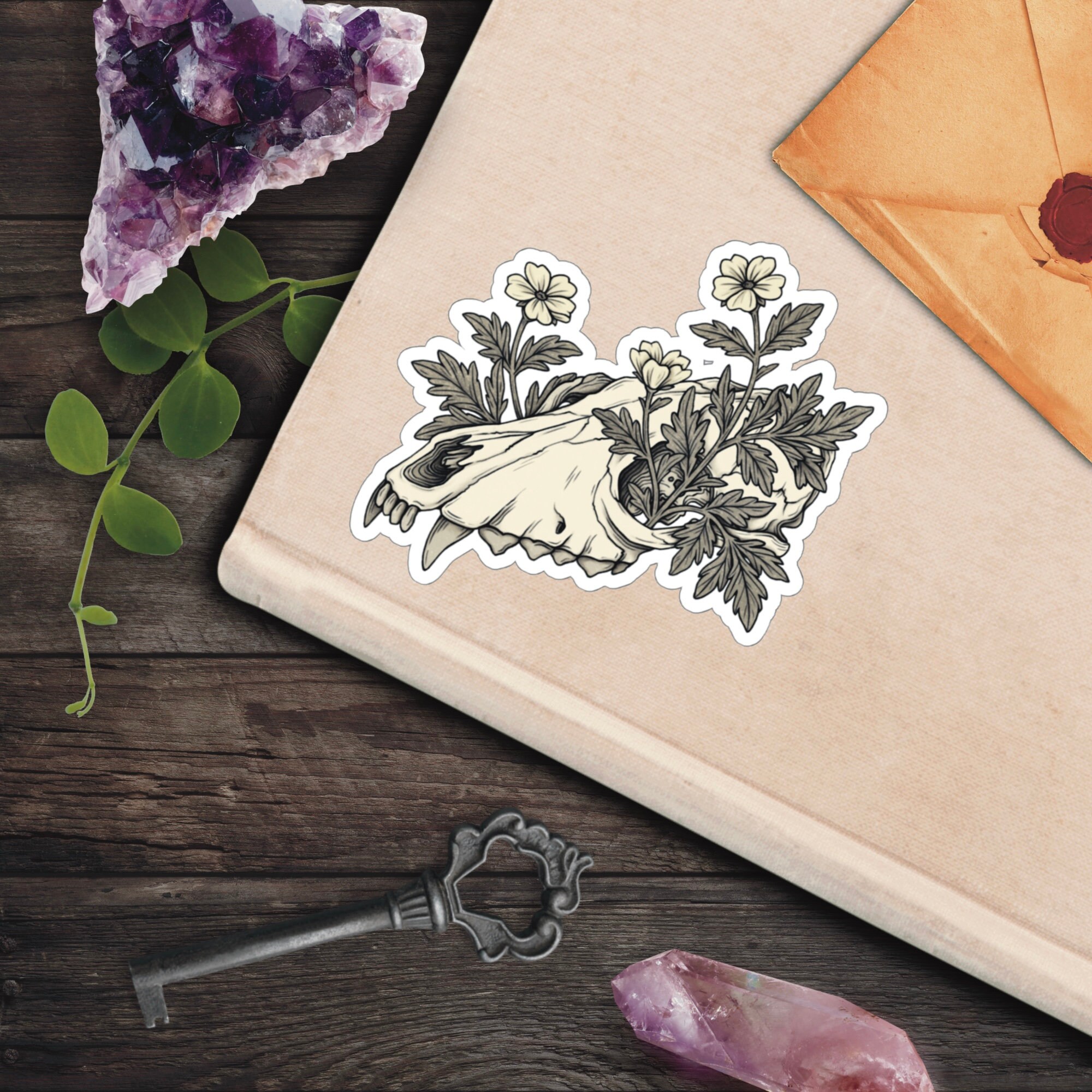 Vulture Culture Sticker Dark Naturalism Sticker Witch Spell Book ...