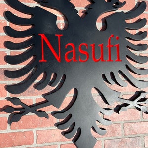 Big Shqipe Albanian Eagle Wall Art - Etsy