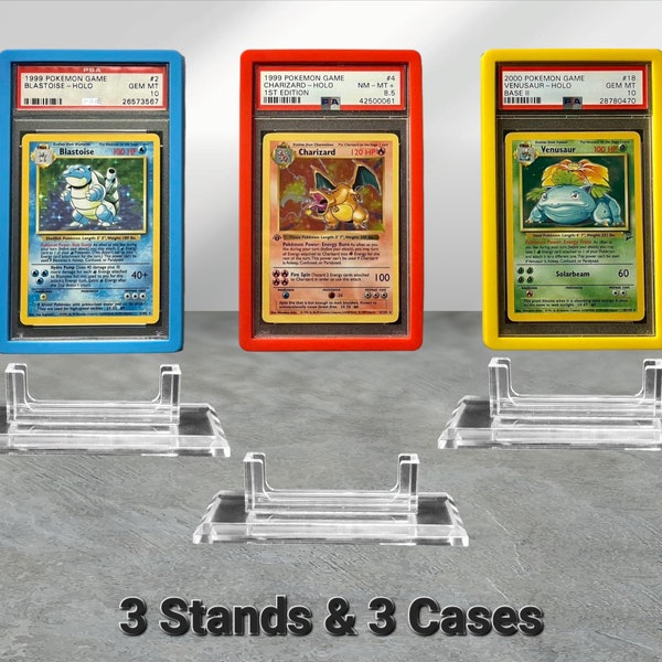 Slab Card Display Case - Etsy