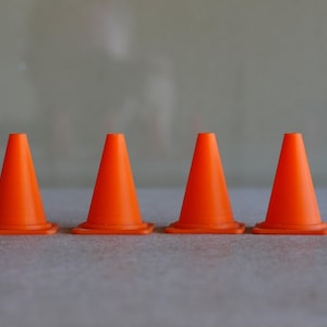 Stackable RC Mini Traffic Cones – Set of 4 Racing Course Accessories - Etsy