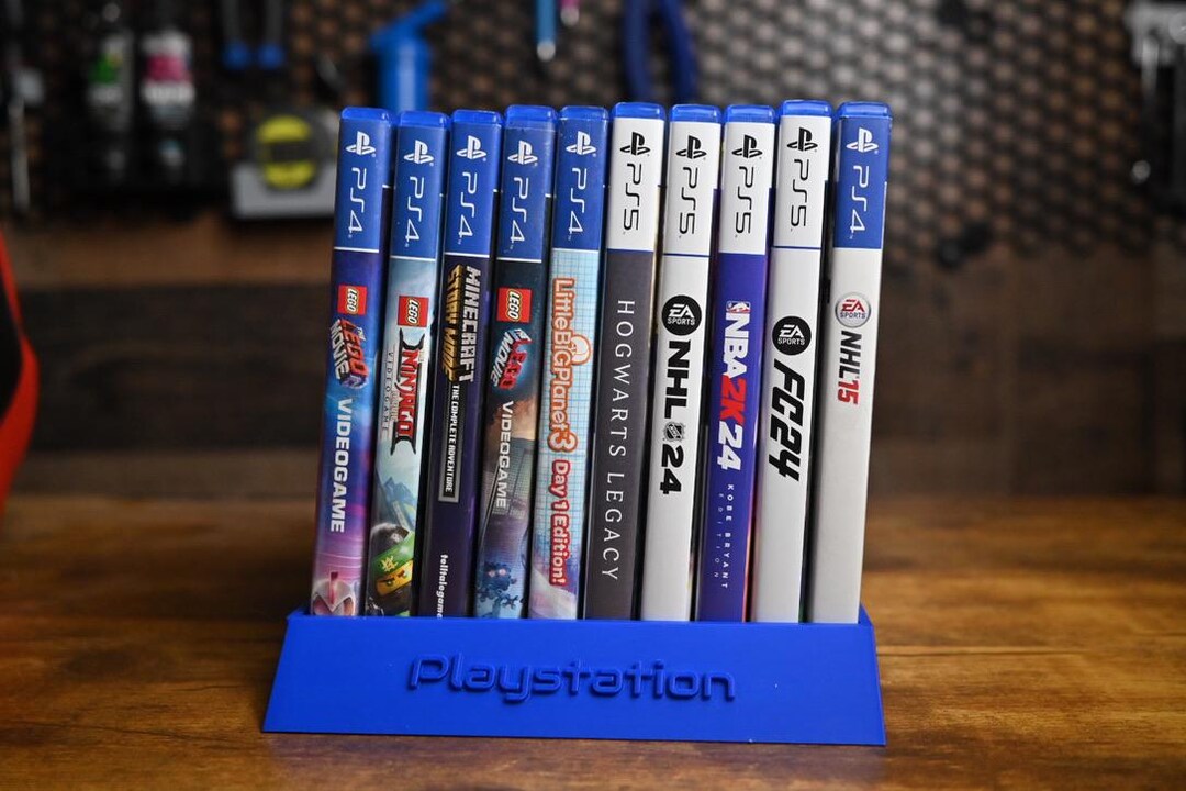 Playstation PS4 PS5 Game Case Holder - Etsy