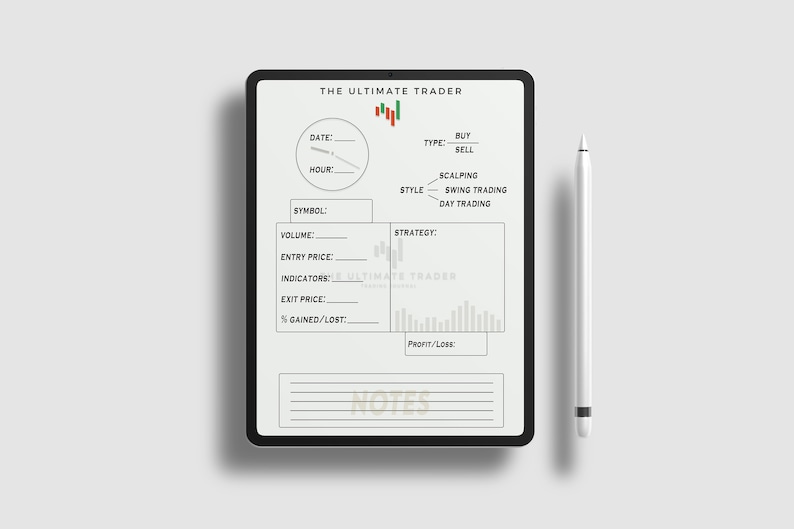 The Ultimate Trading Journal - Etsy
