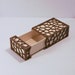 Sliding Drawer Wood Box With Overlay, Beautiful Custom Gift ...