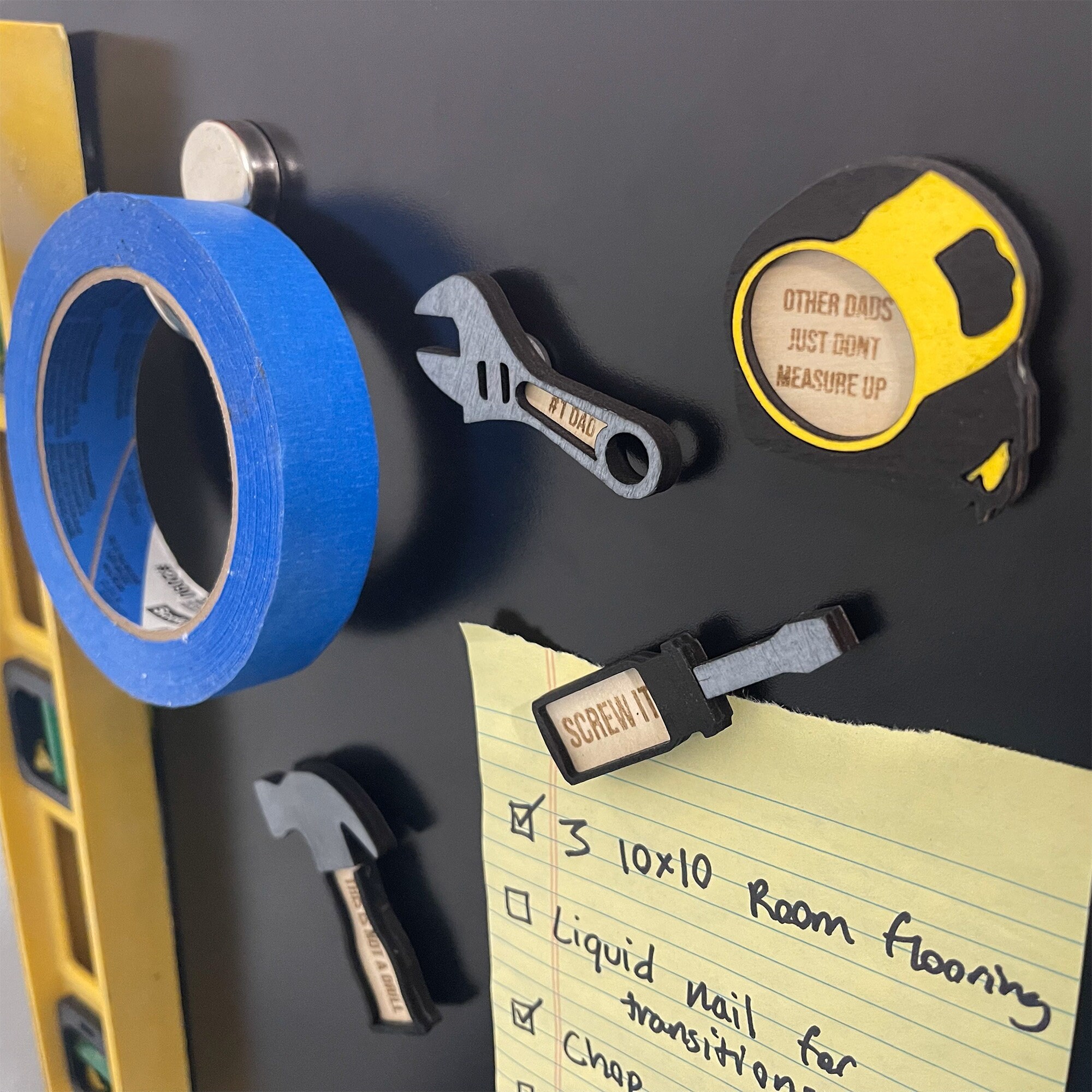 Fathers Day Tool Box Magnets / Measuring Tape / Hammer / Wrench ...