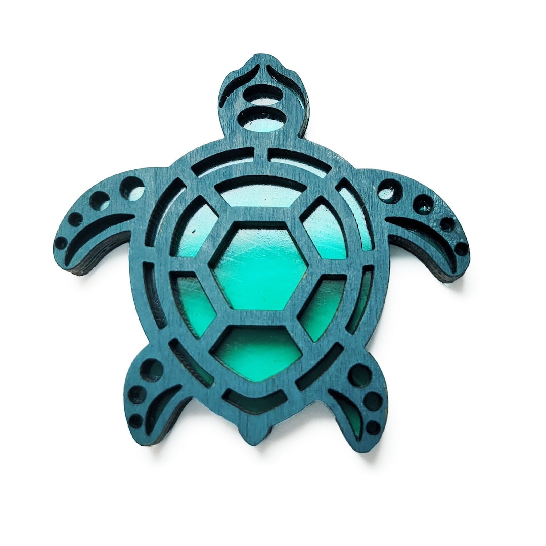 Sea Turtle Magnet, Unique Magnet, Animal Theme Magnet - Etsy