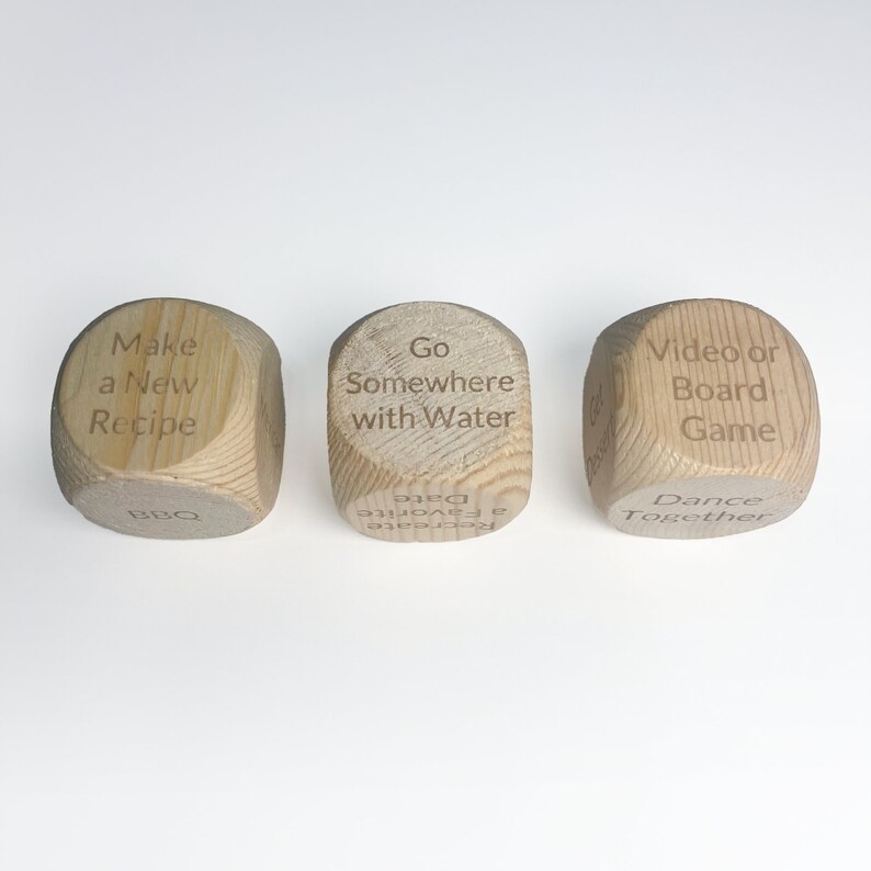 Date Idea Dice / Chore Dice / Custom or Premade / Activity Dice ...