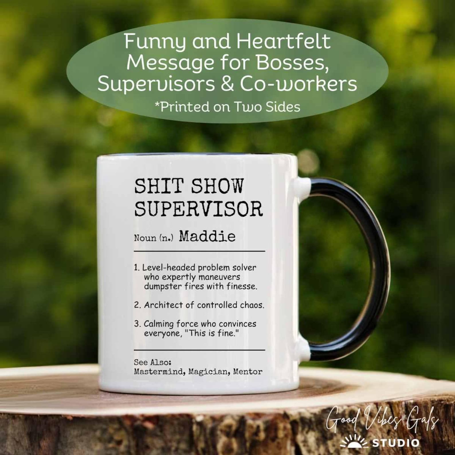 Funny Boss Gift Dumpster Fire Putter-outer Mug, Custom Mug for Favorite ...
