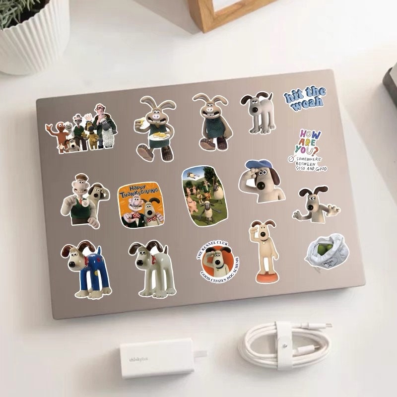Wallace & Gromit Paper Stickers 2 Sheets Cartoon Stickers - Etsy