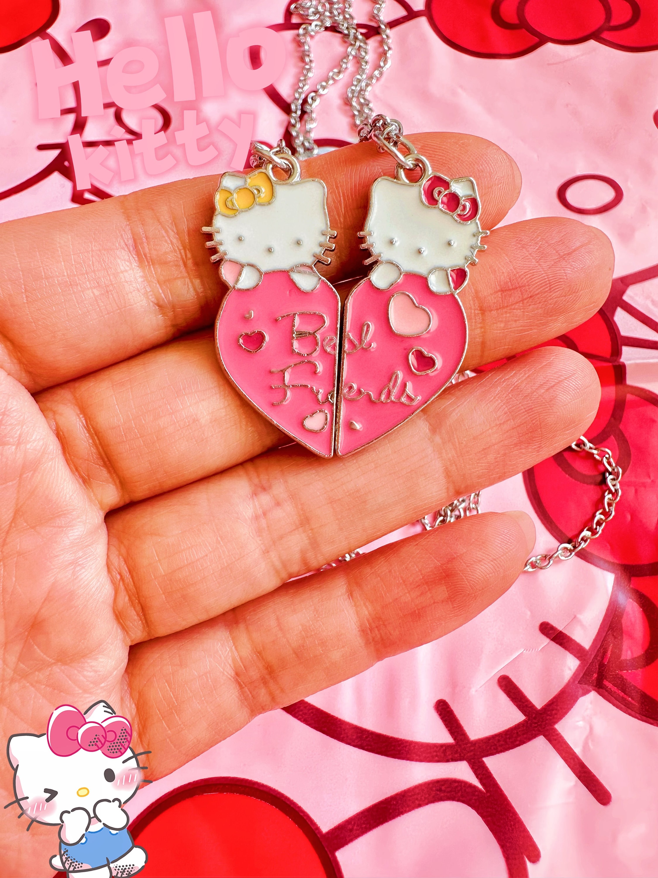 Sanrio BFF Necklace Set, Adorable Hello Kitty, Cartoon Character ...